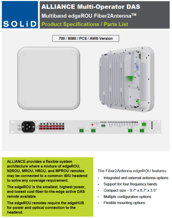 ALLIANCE EdgeROU - SOLiD